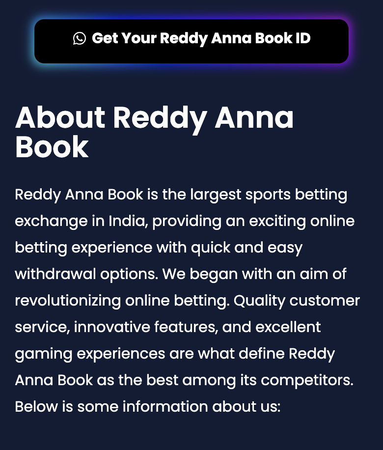 Reddy Anna Book Official: Get Your Cricket ID